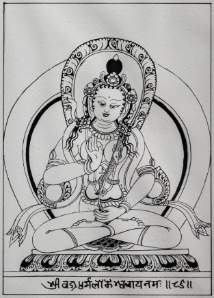Vajradharma Lokeśvara [Buddhist Art Gallery: 108 Bodhisattvas]