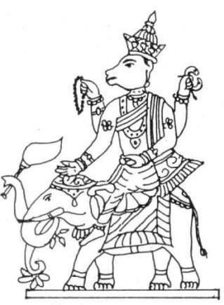 Yaksha 1: Gomukha [Jain Remains of Ancient Bengal]