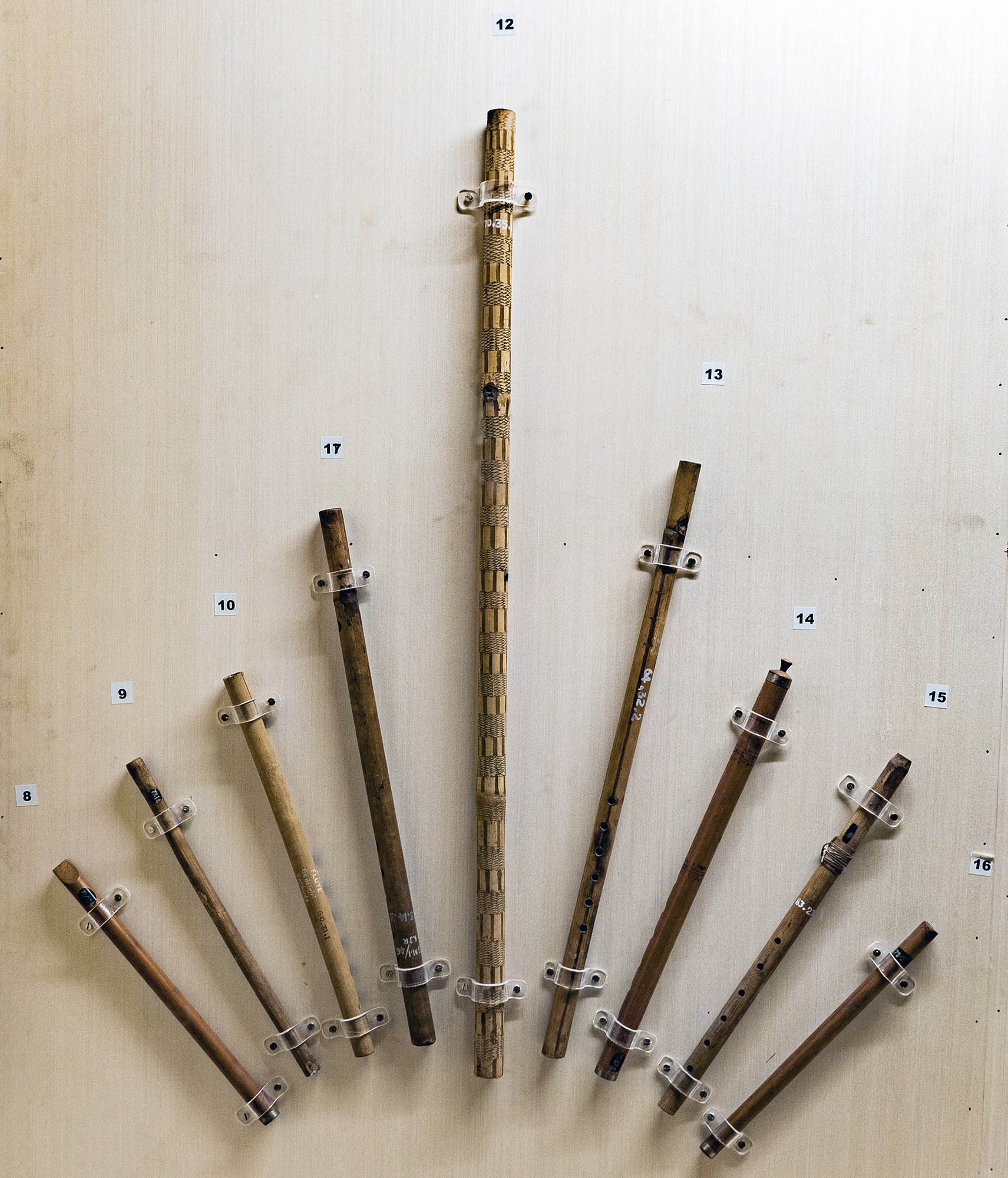 Bansi Flutes (musical instrument) [Odisha State Museum—Musical instruments]
