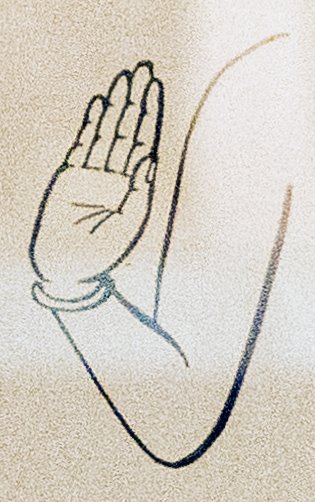 Abhaya-Mudra [Patan Museum (Nepal)]