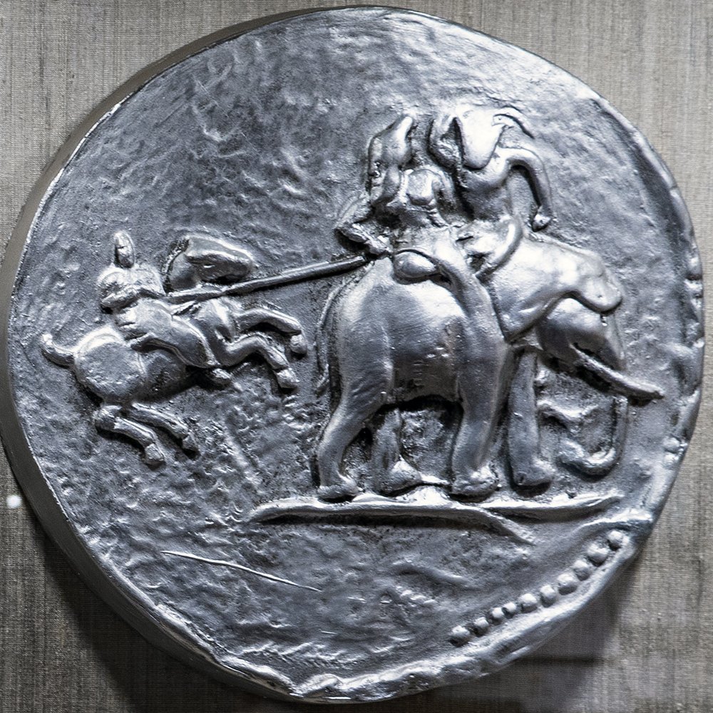 Alexander and Porus [New Delhi Museum—Coins]