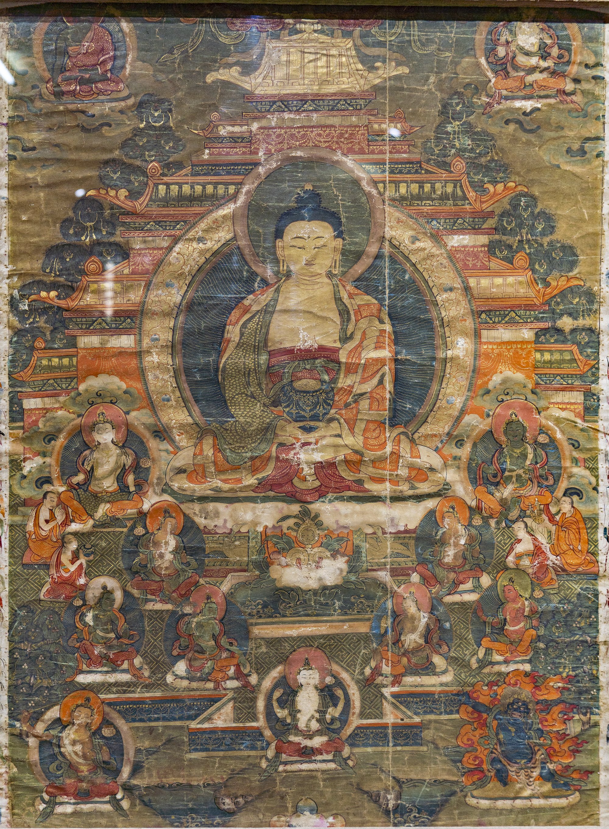 Amitabha Buddha in Sukhavati [Buddhist Art Gallery: Northern Himalayan ...