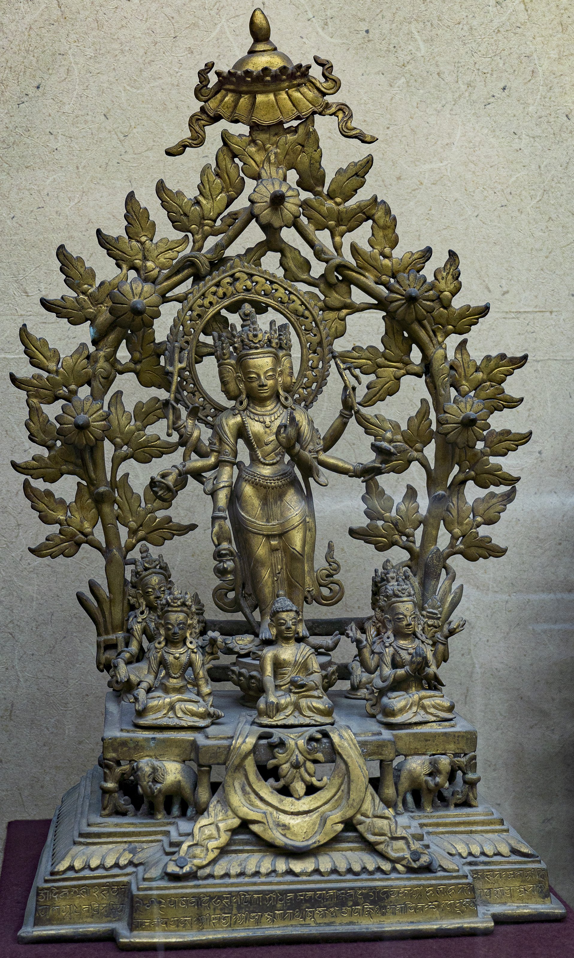 Amoghapasha Lokeshvara (19th century) [Buddhist Art Gallery: Kathmandu ...