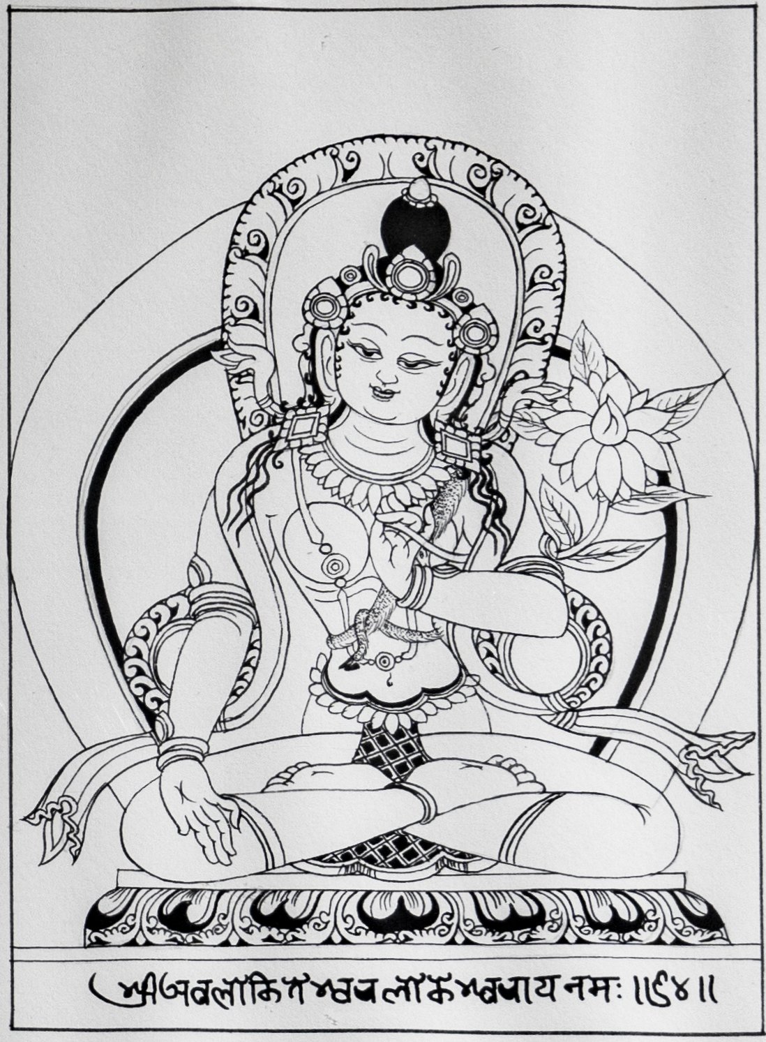 Avalokiteśvara [Buddhist Art Gallery: 108 Bodhisattvas]