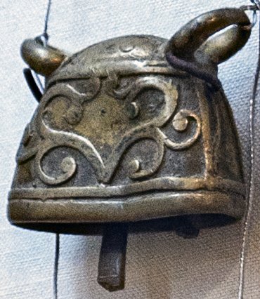 Bell for animals neck (17th century) [New Delhi Museum—Musical Instruments]