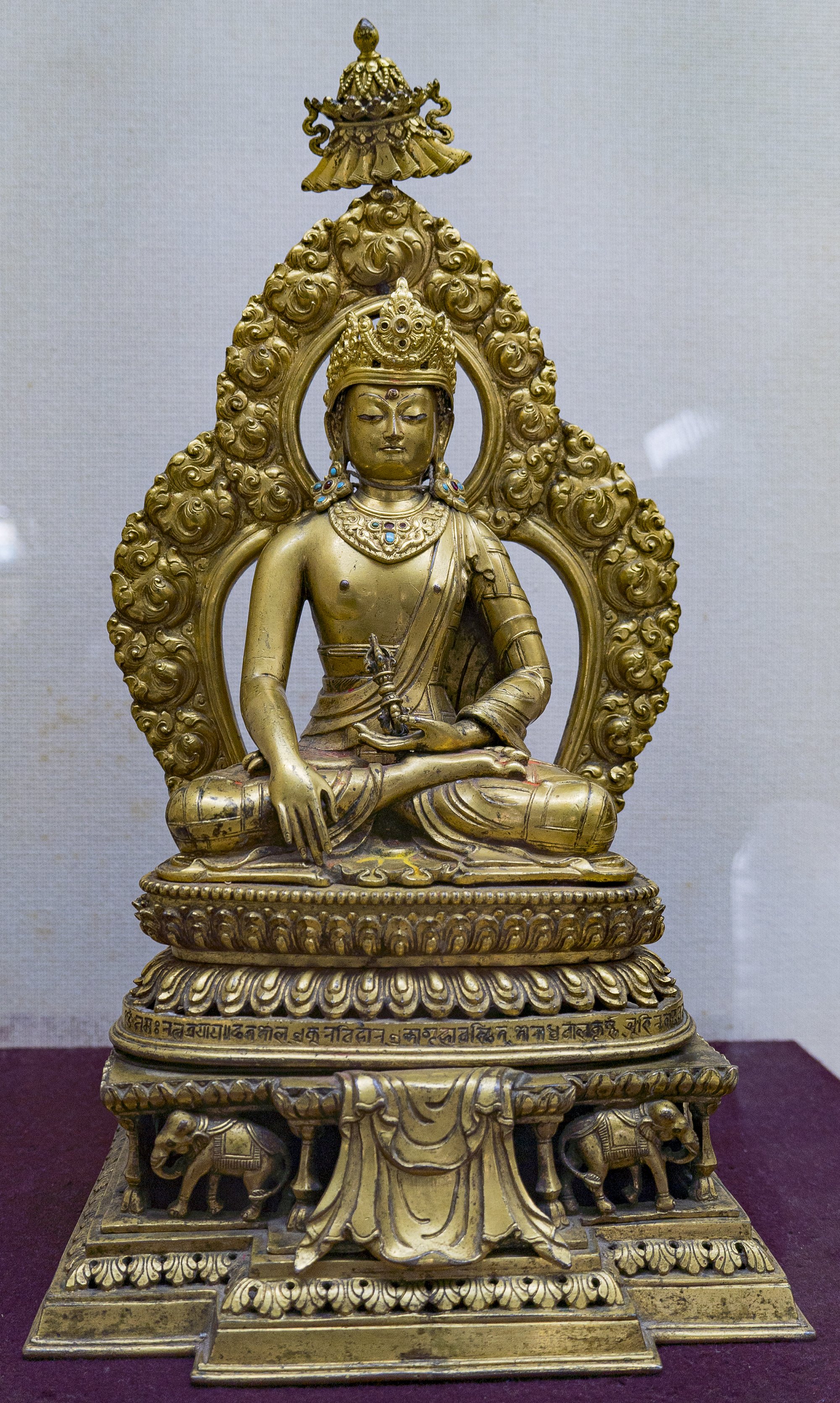 Bhusparsha Buddha (19th century) [Buddhist Art Gallery: Northern ...