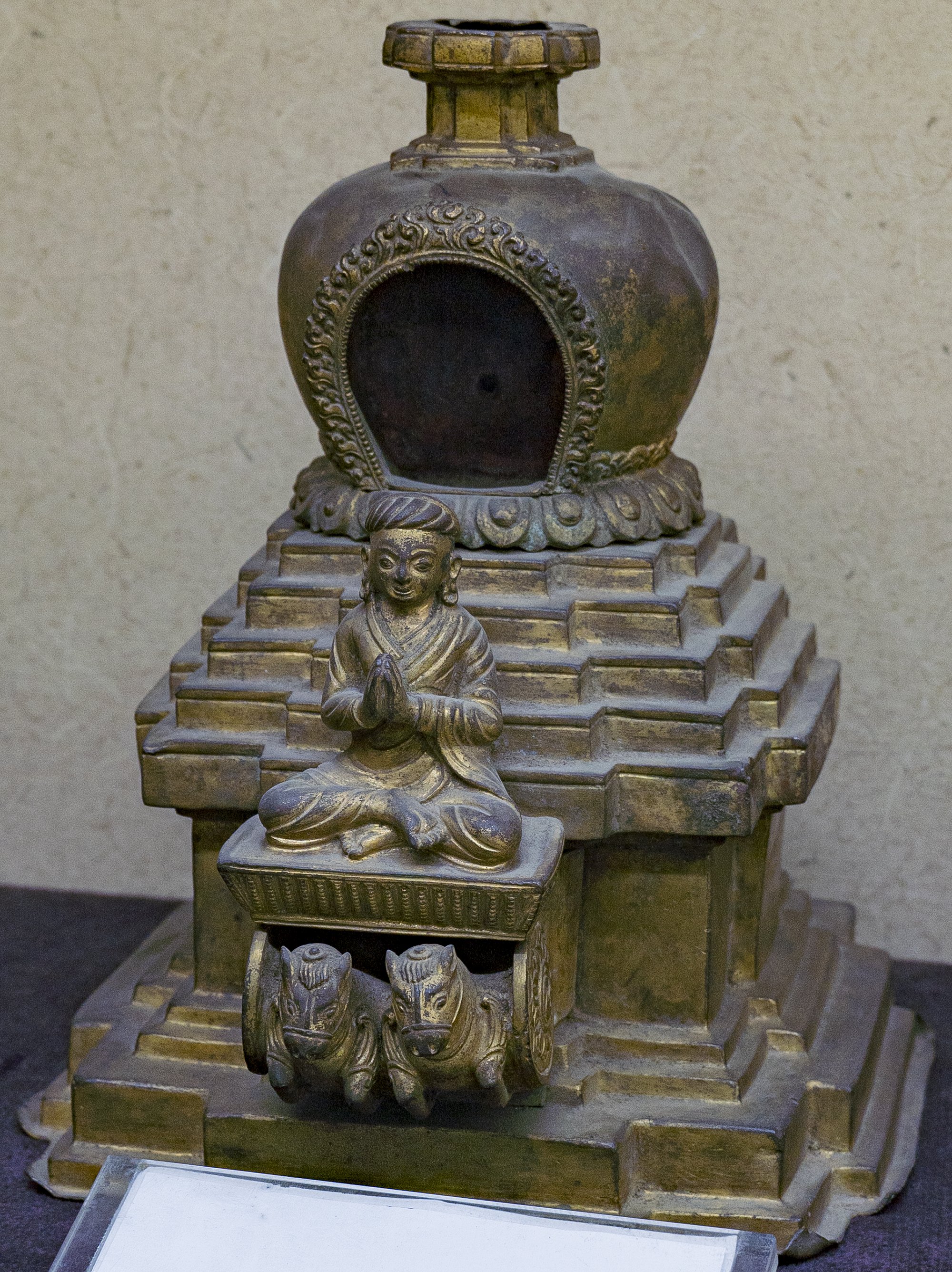 Chaitya sculpture (17th century) [Buddhist Art Gallery: Northern ...