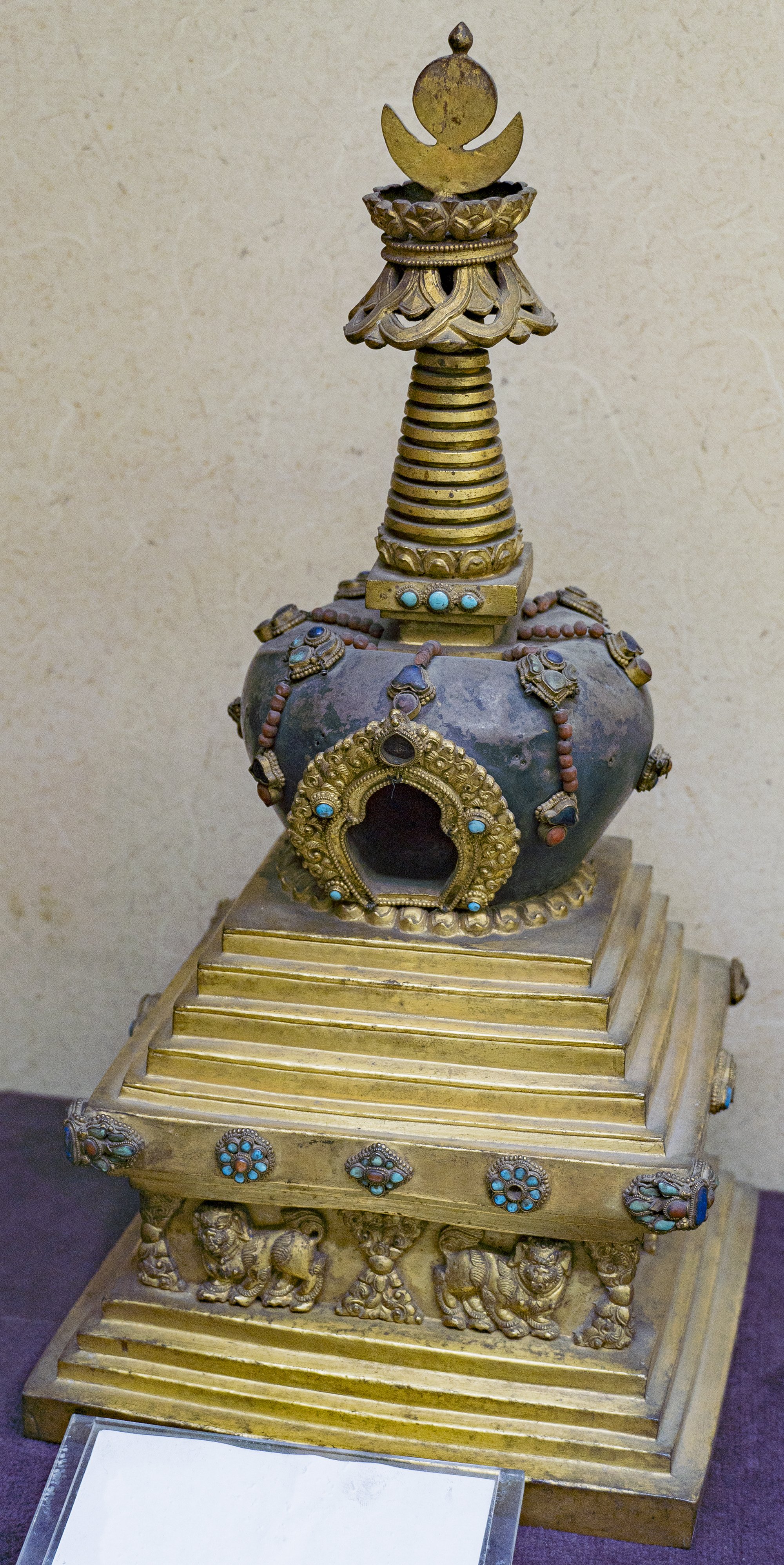 Chaitya sculpture (17th century) [Buddhist Art Gallery: Northern ...