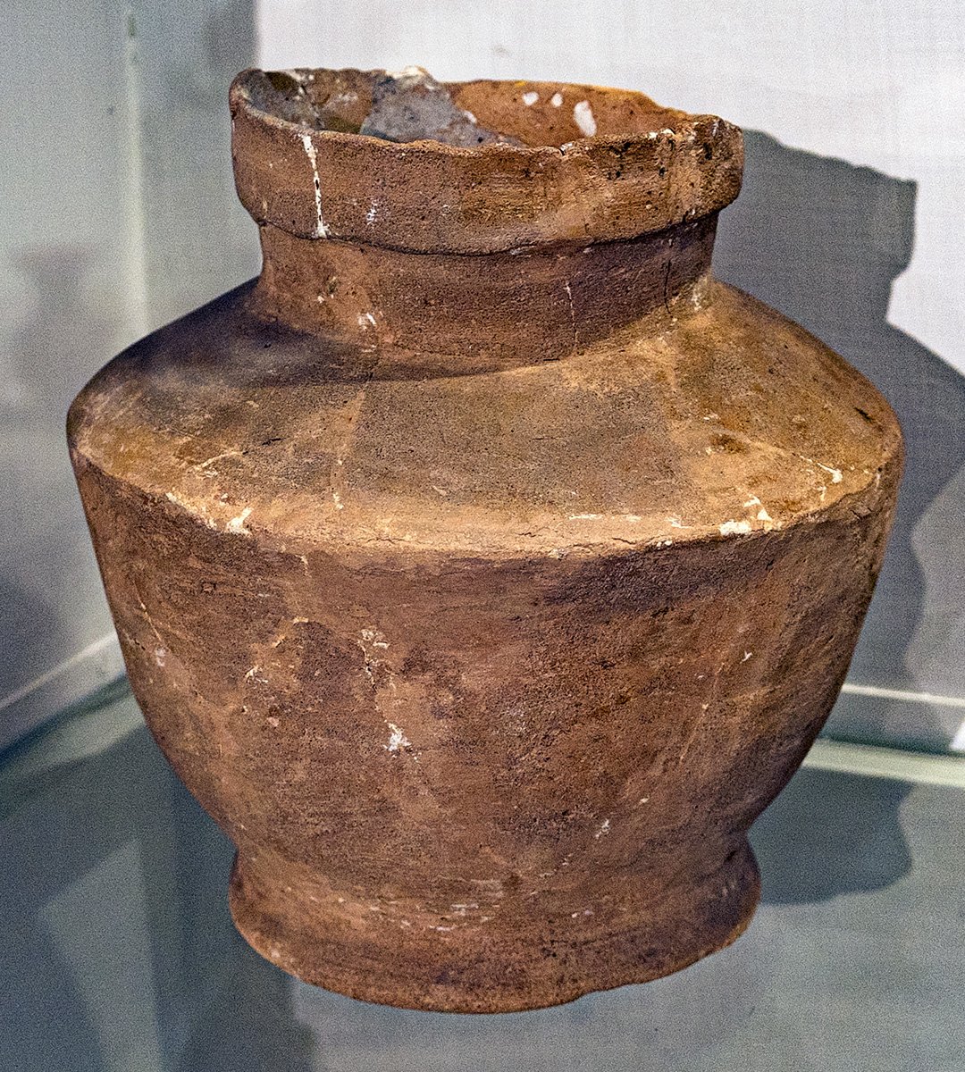 Clay pot [New Delhi Museum—Harappan Civilisation]