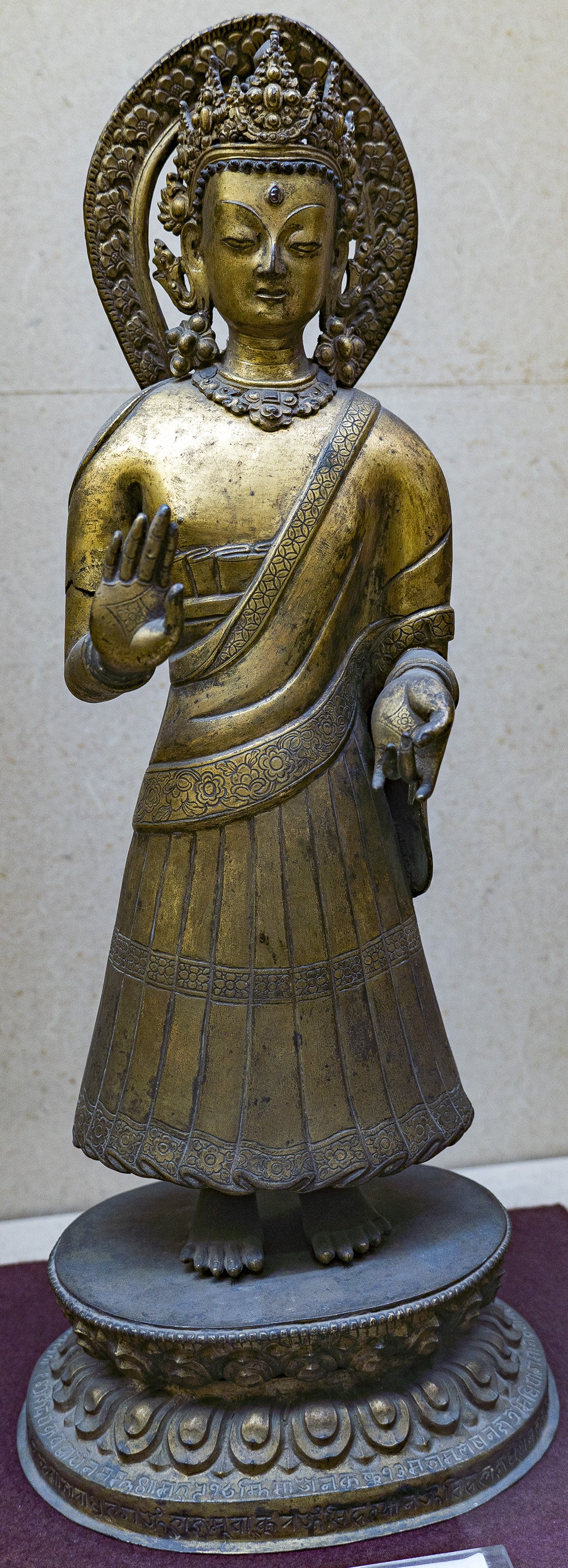 Dipankara Buddha (18th century) [Buddhist Art Gallery: Kathmandu valley]