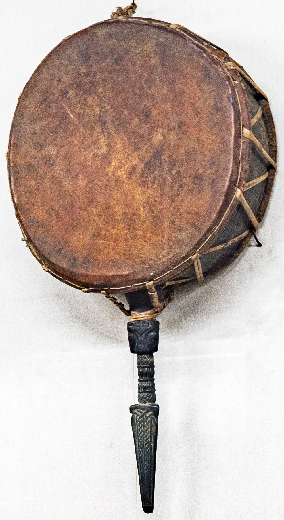 Drum (Dhola) (19th century) [New Delhi Museum—Musical Instruments]