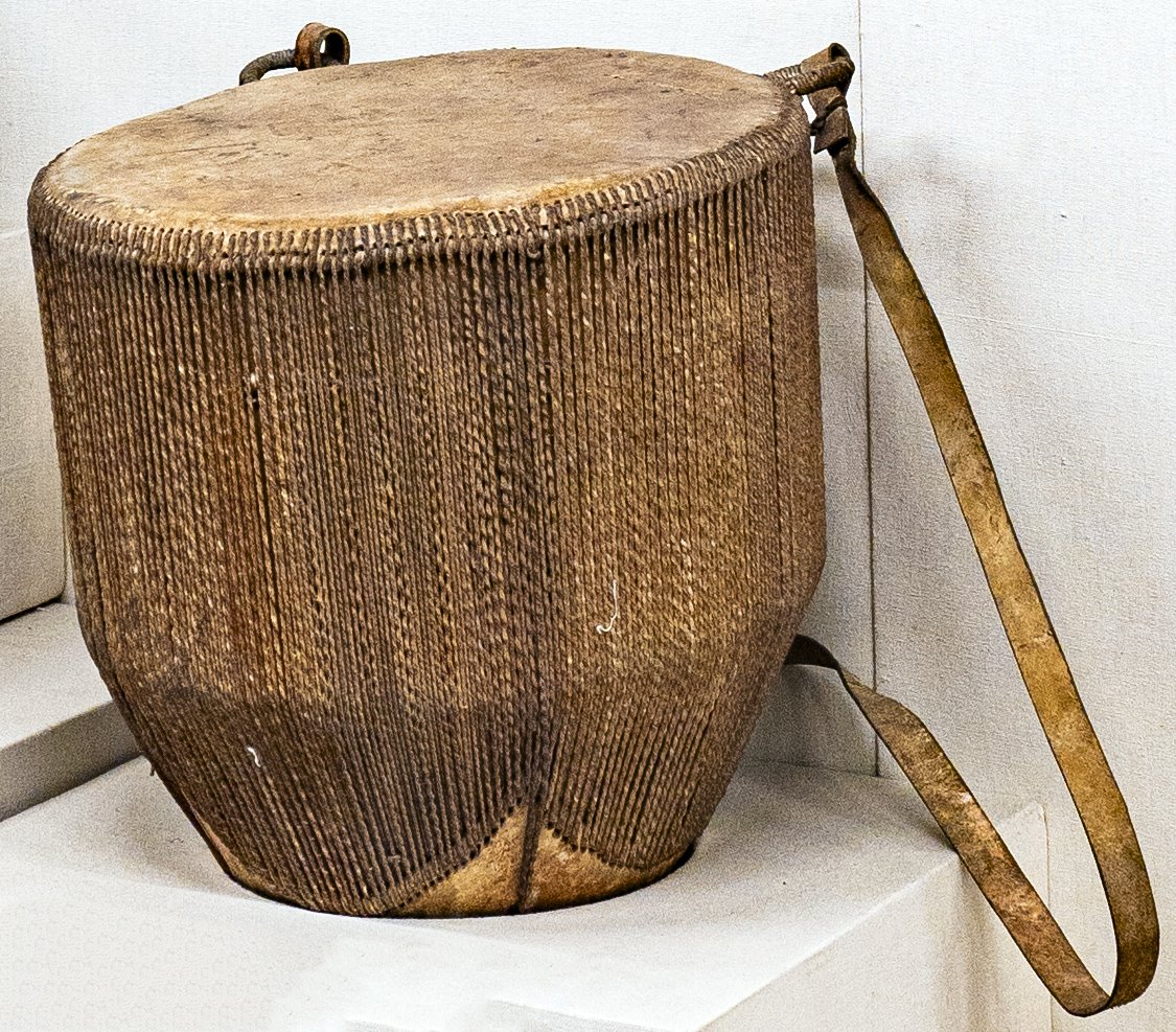 Drum (Dhola) (from Nagaland) [New Delhi Museum—Musical Instruments]