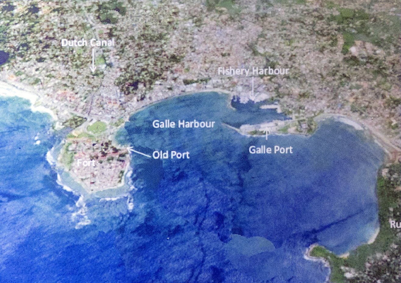 Galle Port (Aerial photography) [Galle National Museum]