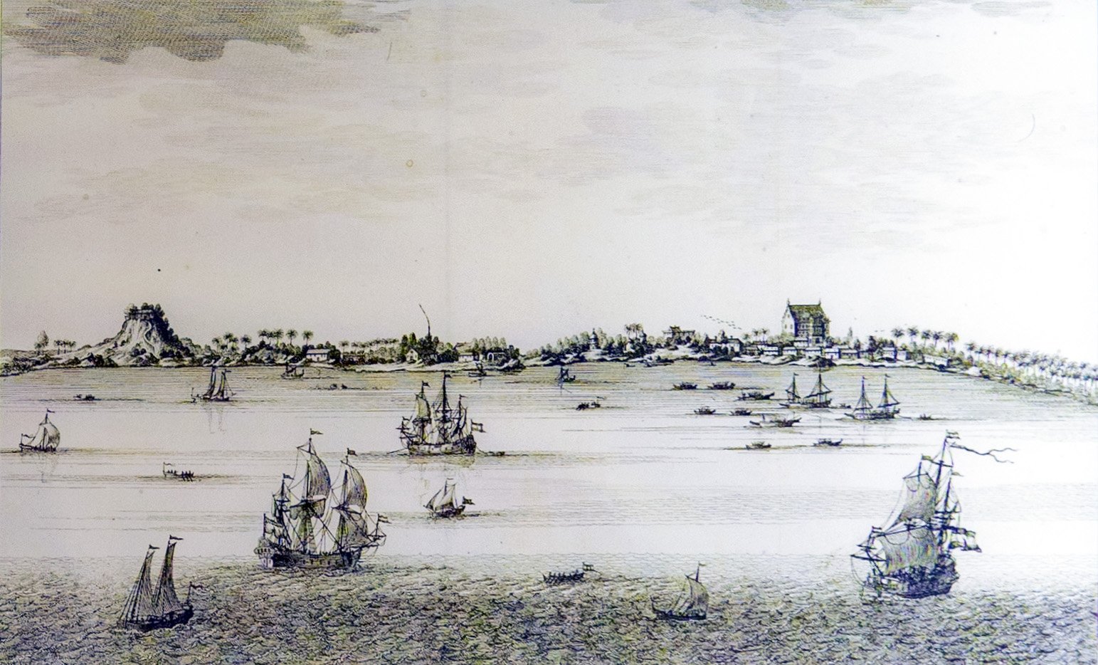 Galle port by (Valentijn) [Galle National Museum]