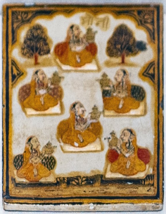 Ganjifa cards from Rajasthan [New Delhi Museum—Decorative Arts]