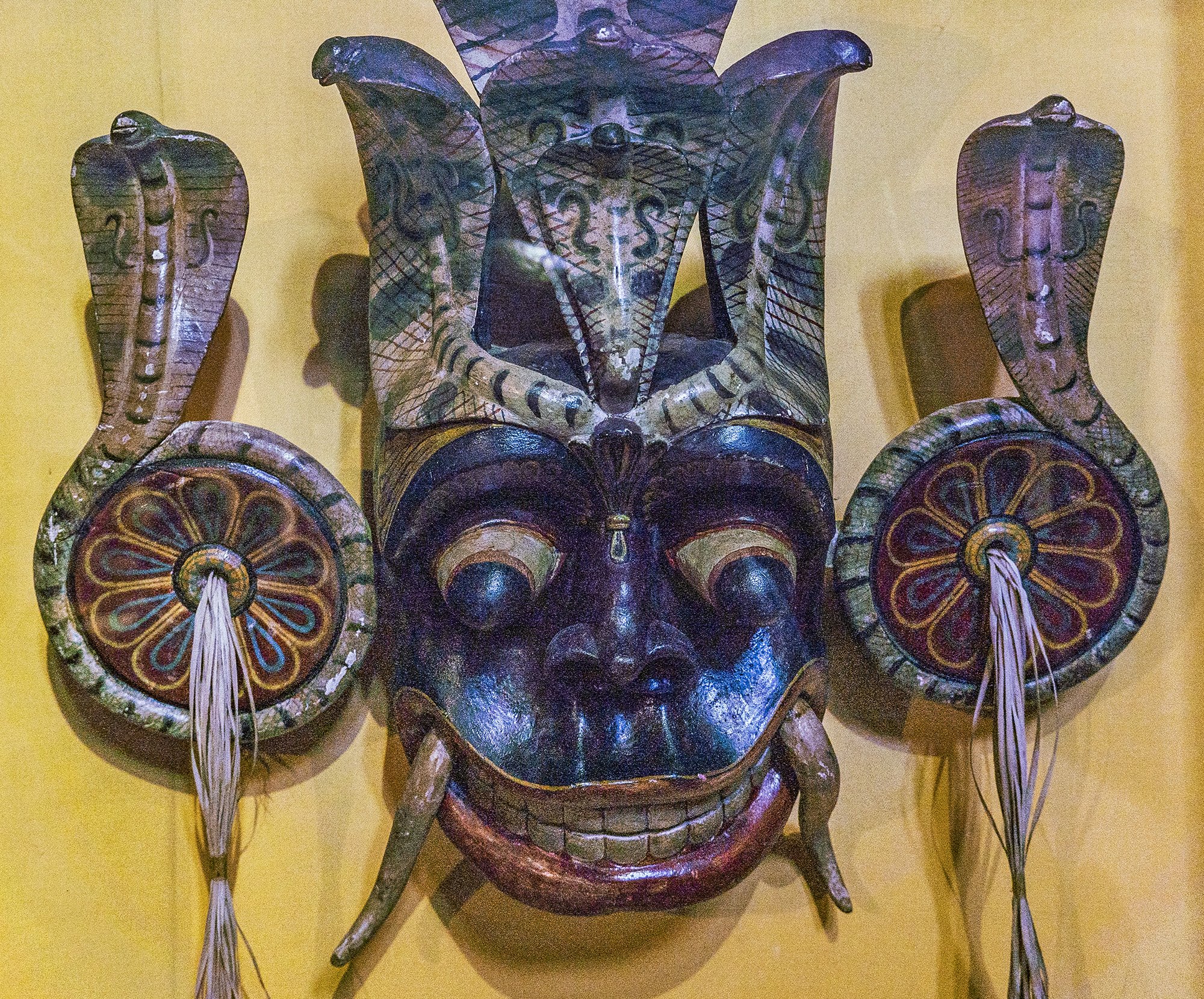 Gara Yaka Mask (close-up) [Galle National Museum]