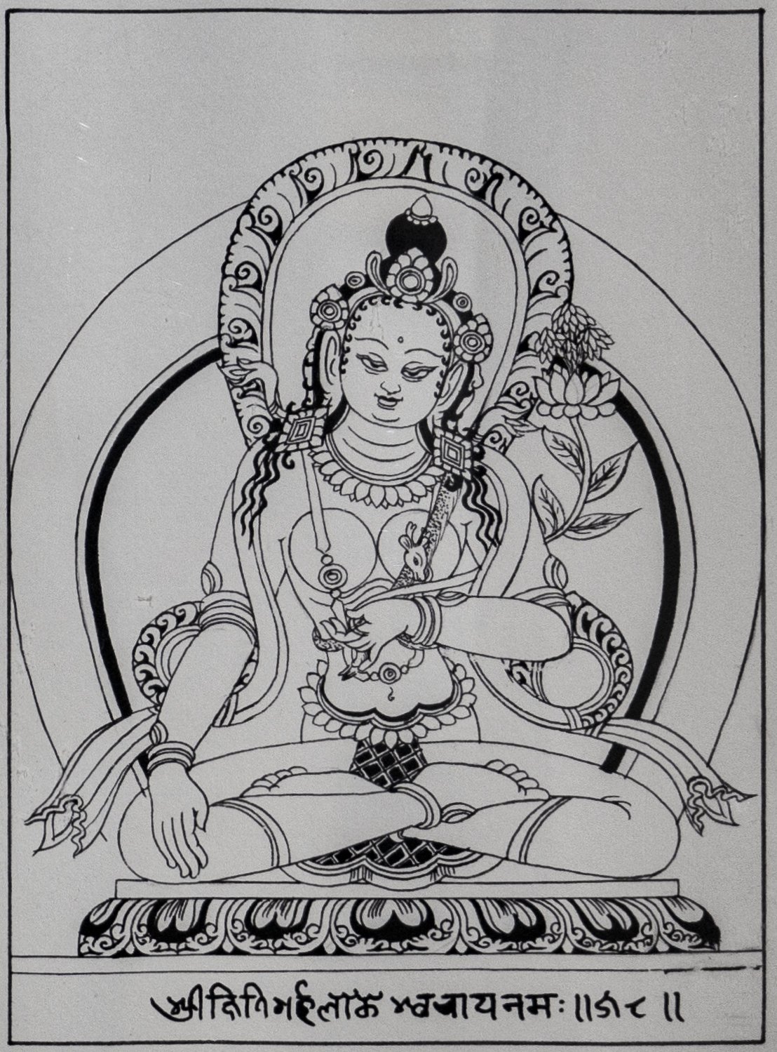 Kṣitigarbha Lokeśvara [Buddhist Art Gallery: 108 Bodhisattvas]