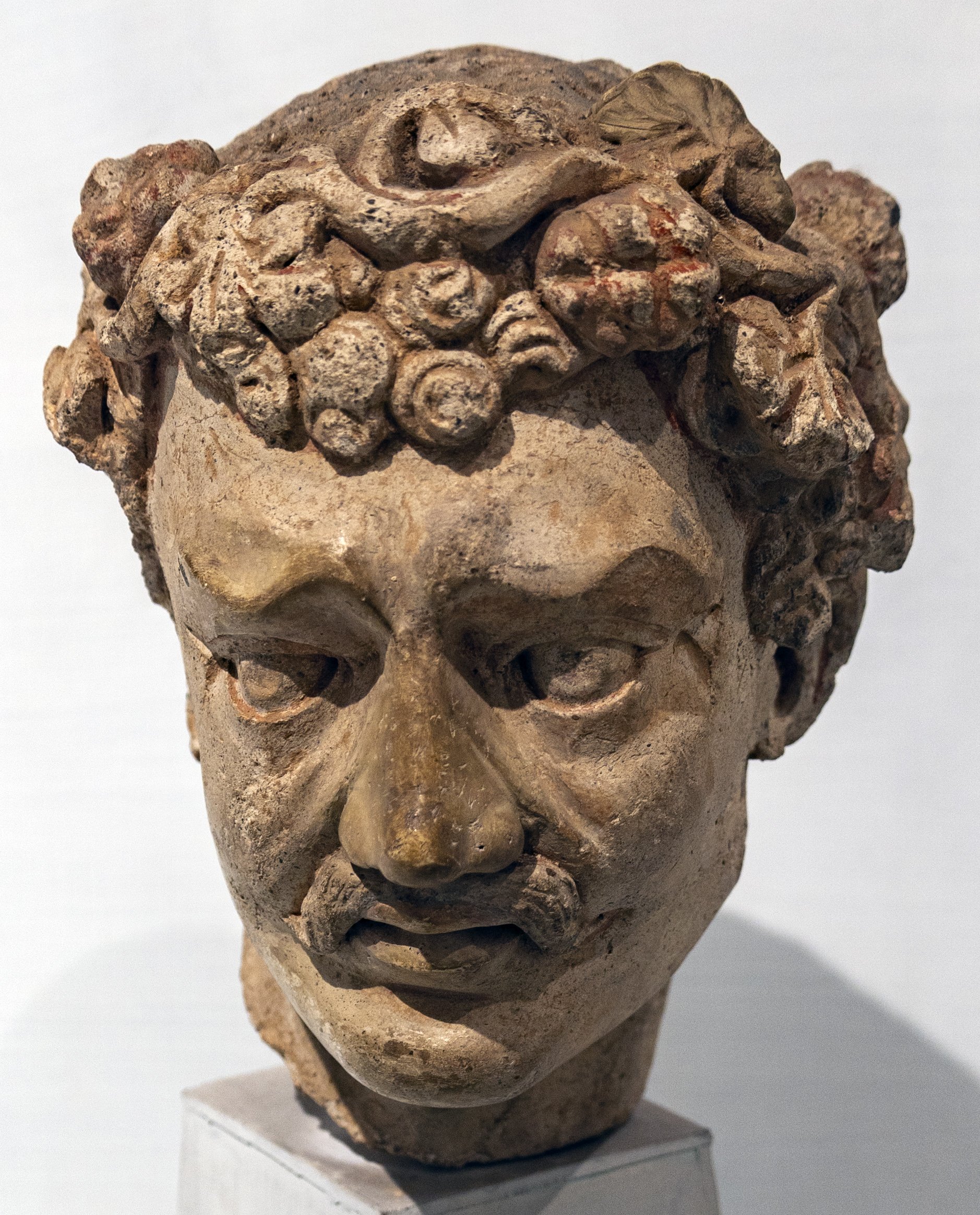 Man in Agony (2nd century) [New Delhi Museum—Kushana and Ikshvaku]