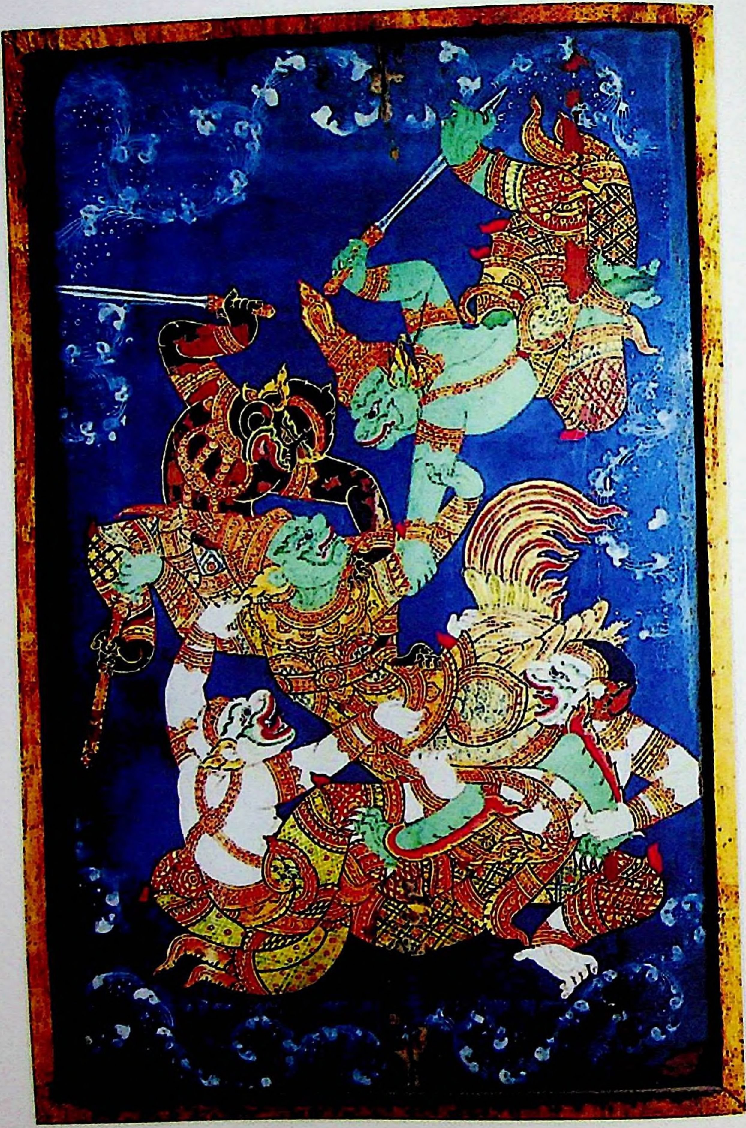 Ongkhot [Ramakien Paintings in Wat Suthat]