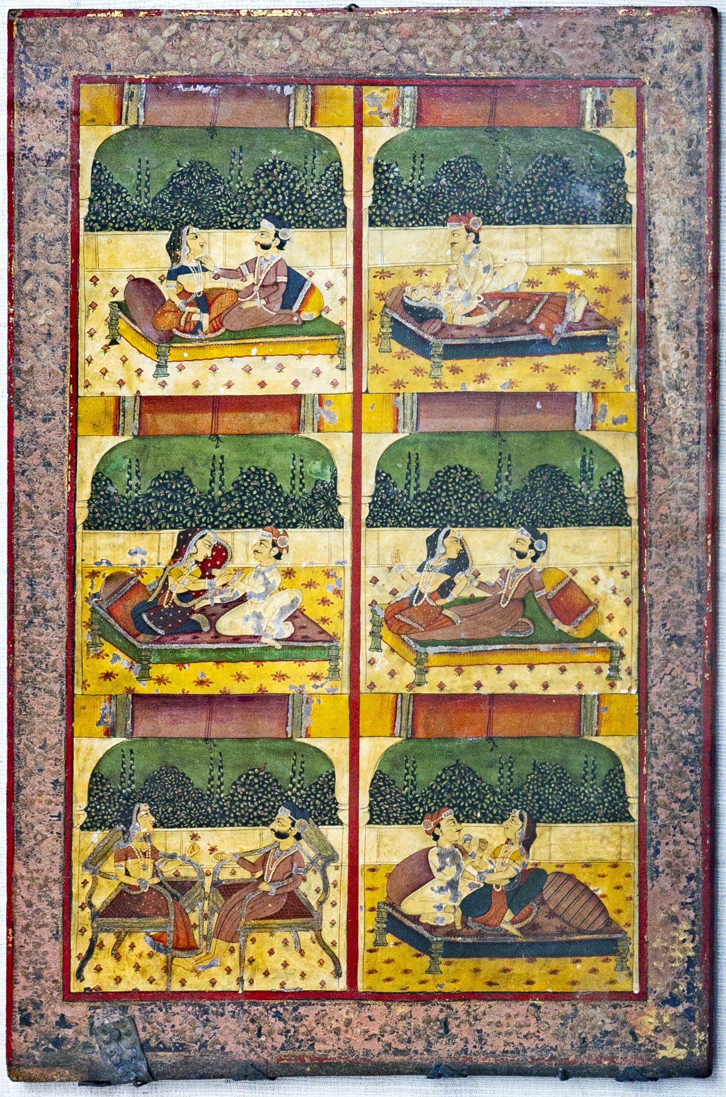 Painting of a couple (Yugala) [New Delhi Museum—Paintings]
