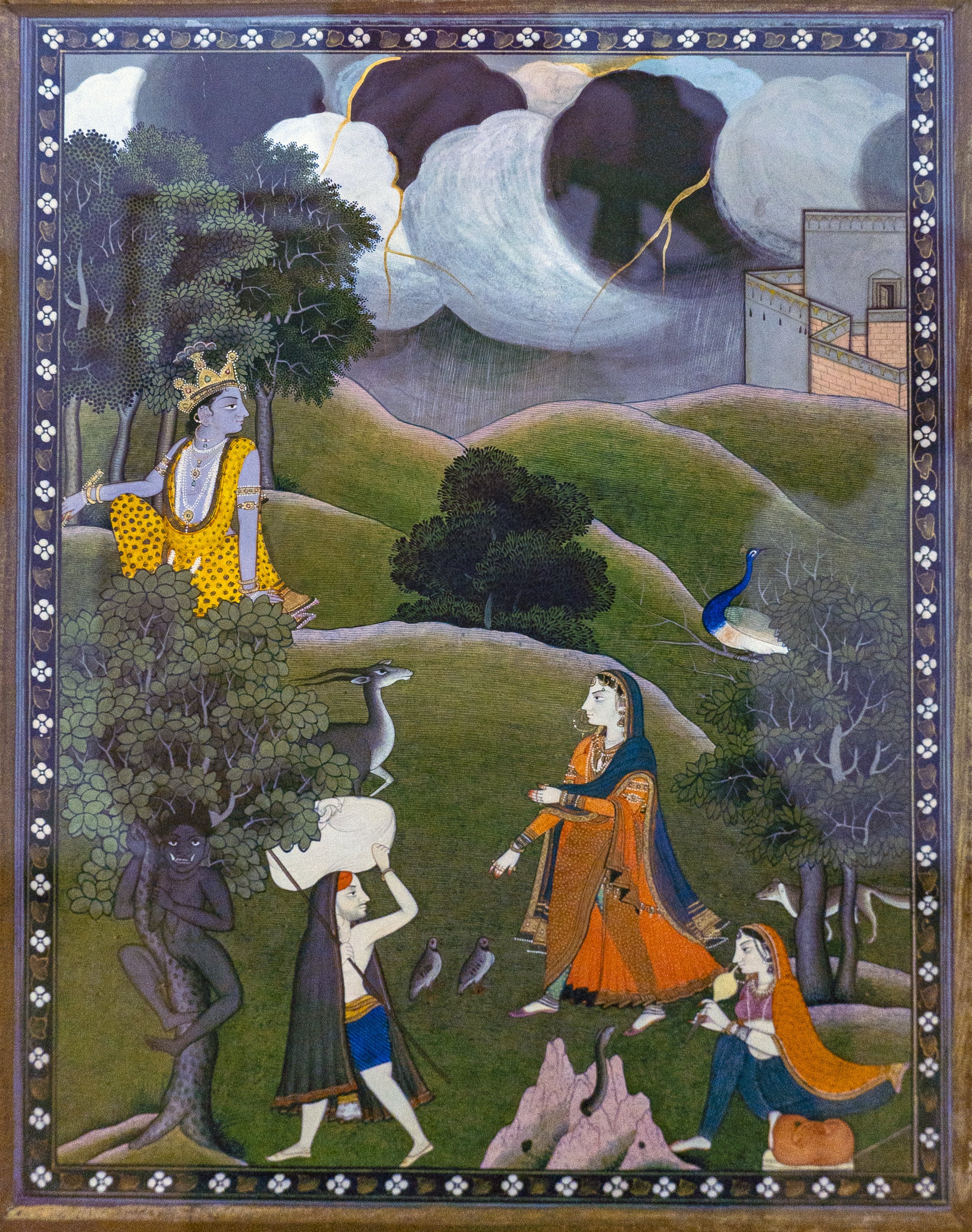 Painting of Abhisarika Nayika Radha [New Delhi Museum—Paintings]