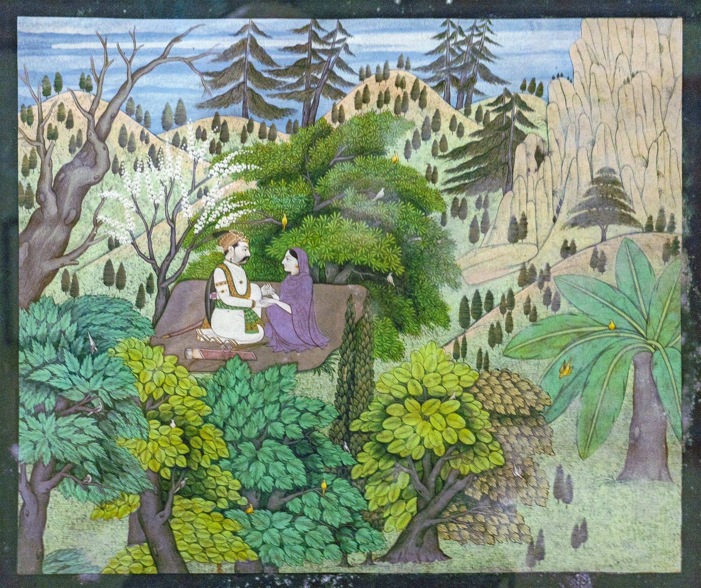 Painting of Dushyanta and Shakuntala [New Delhi Museum—Paintings]