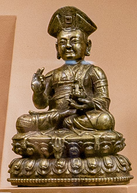 Portrait of a Lama (Tibet, 16th century) [Patan Museum (Nepal)]