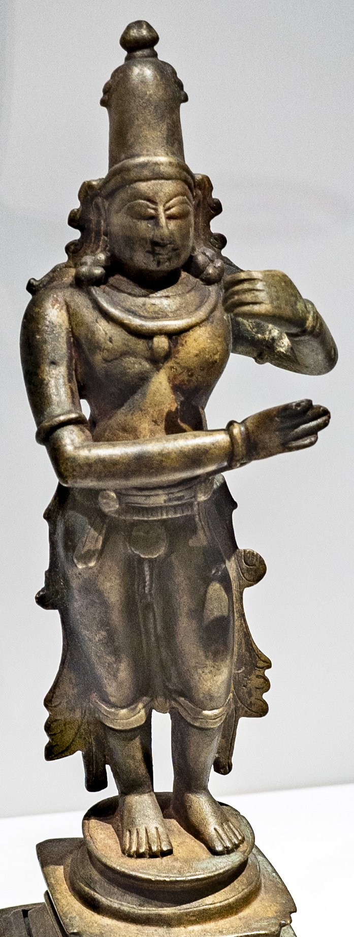 Sculpture of Bharata (17th century) [New Delhi Museum—Bronze images]