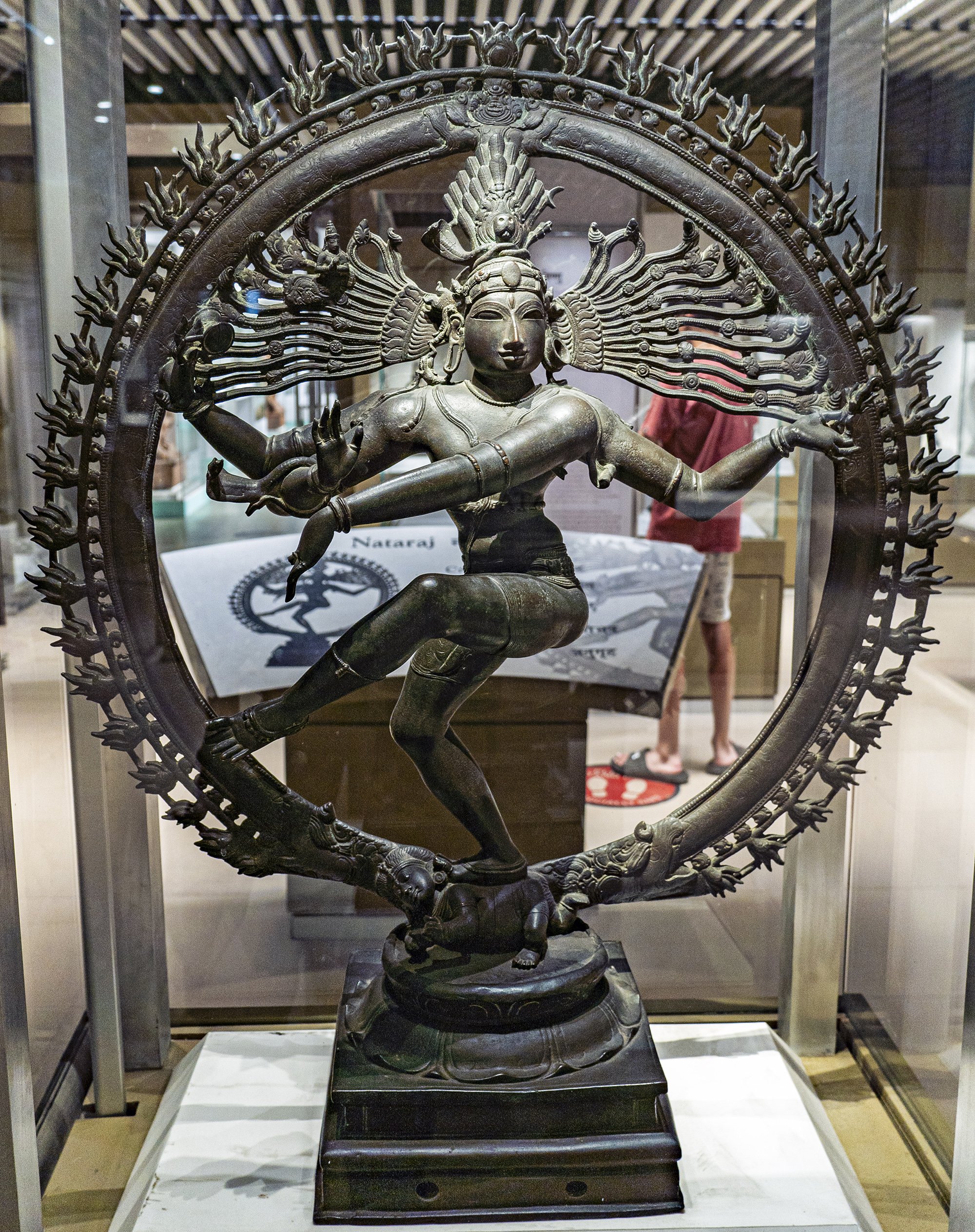 Sculpture of Nataraja (12th century) [New Delhi Museum—Bronze images]