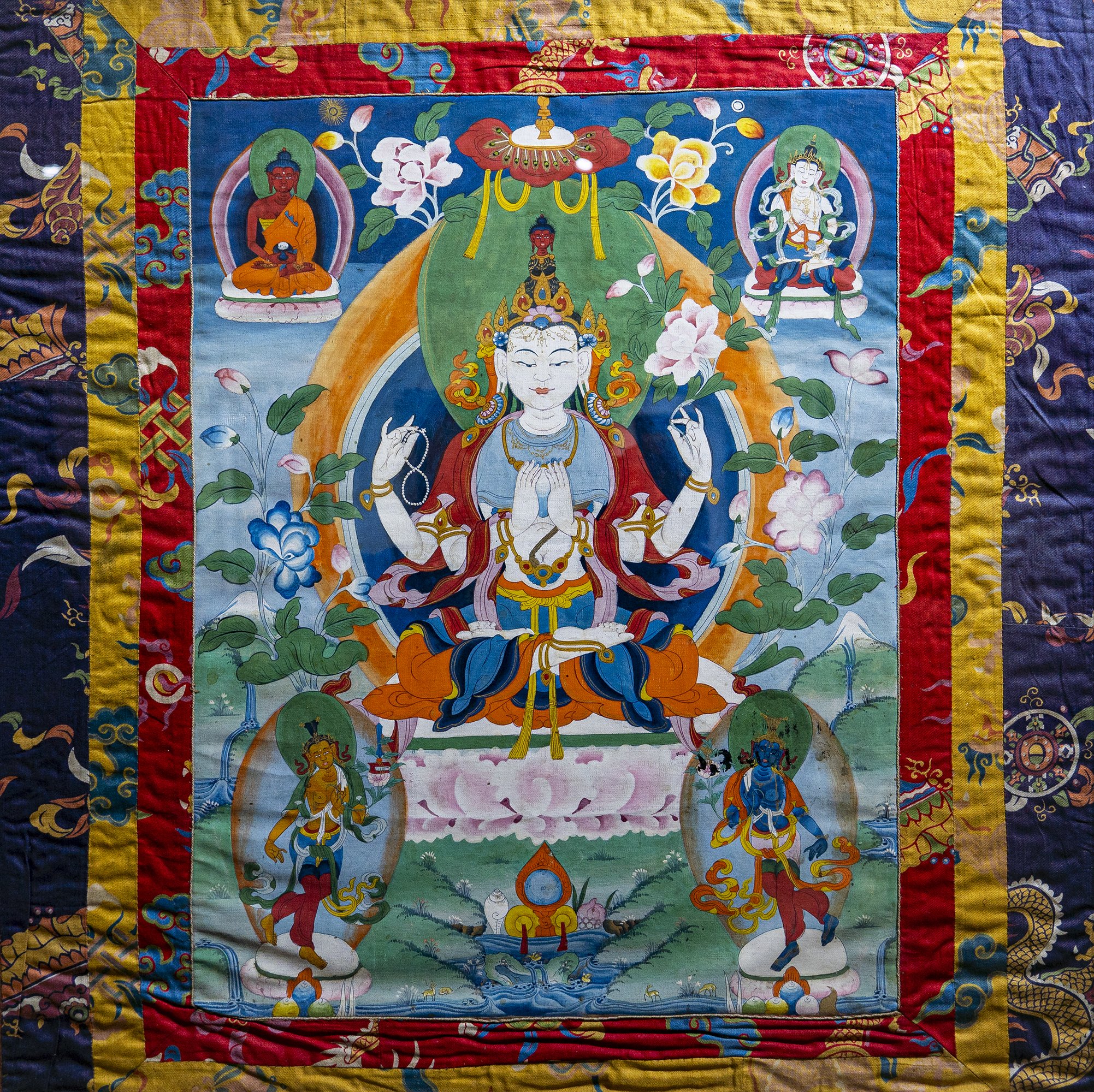 Shadakshari Lokeshvara [Buddhist Art Gallery: Northern Himalayan Section]