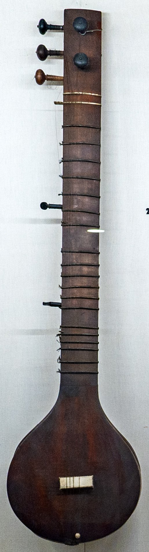 Sitar (musical instrument) (19th century) [New Delhi Museum—Musical ...