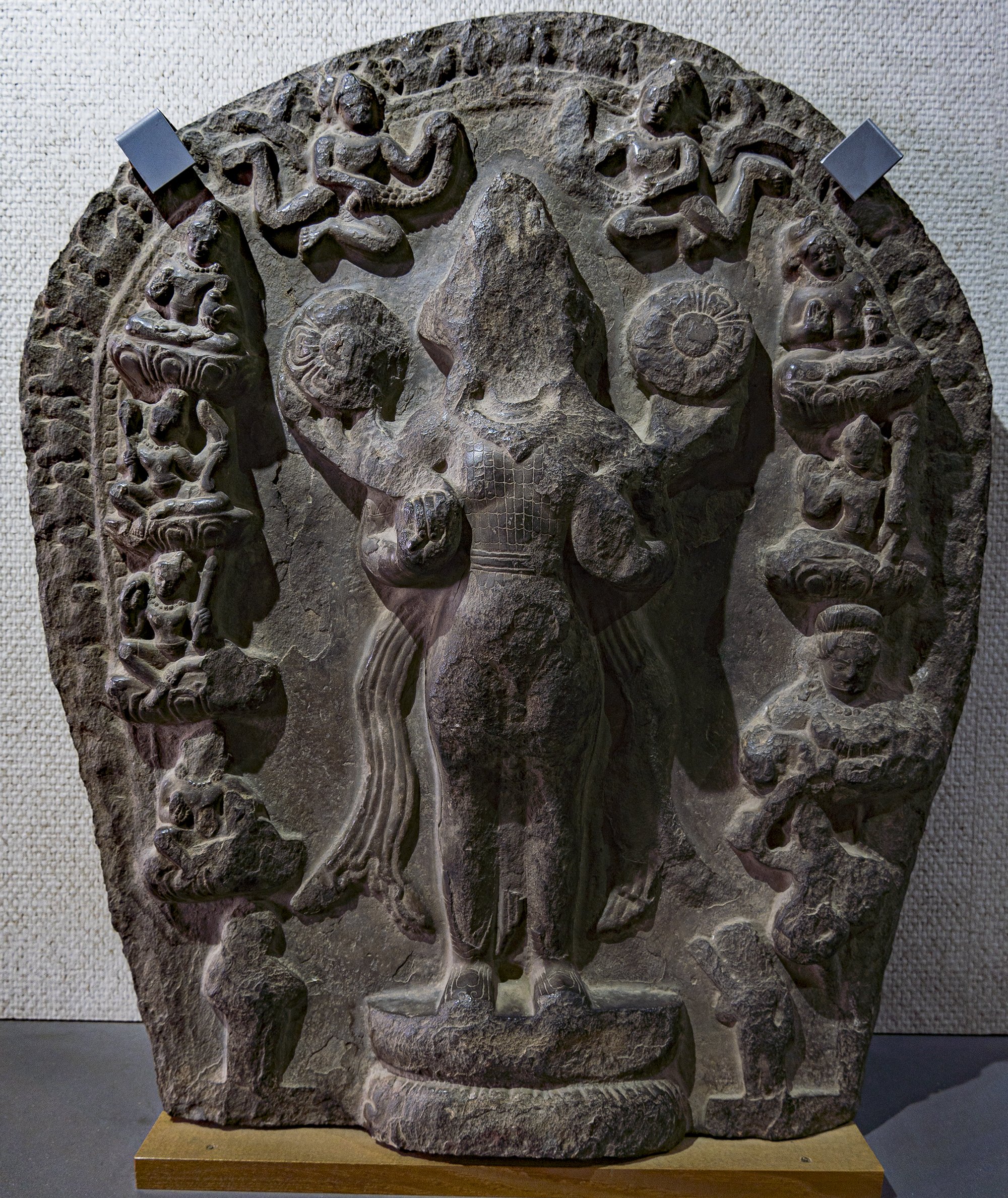 Surya with Navagraha [Buddhist Art Gallery: Northern Himalayan Section]