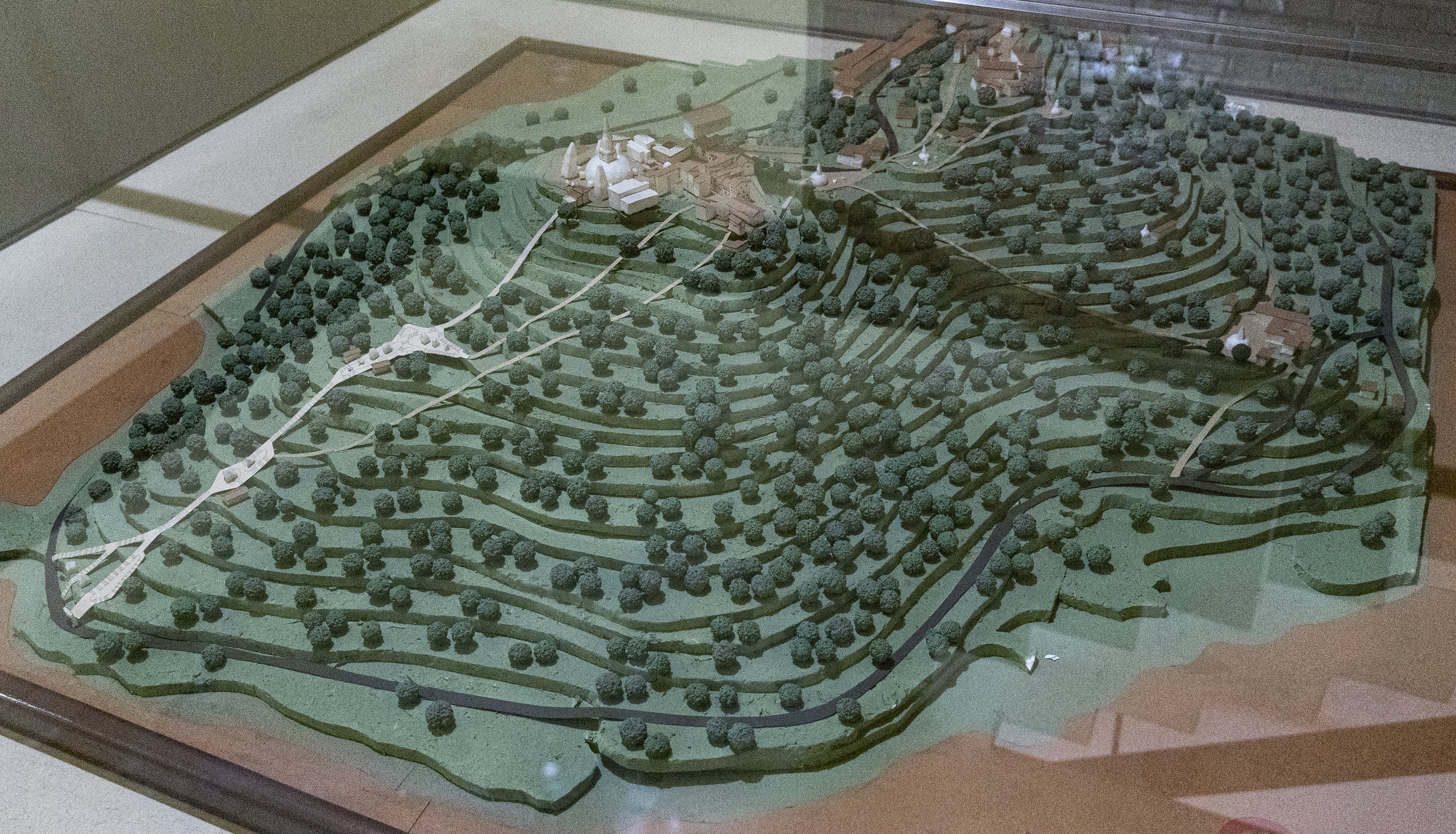 Swayambhunath Hill (model) [Buddhist Art Gallery: Northern Himalayan ...