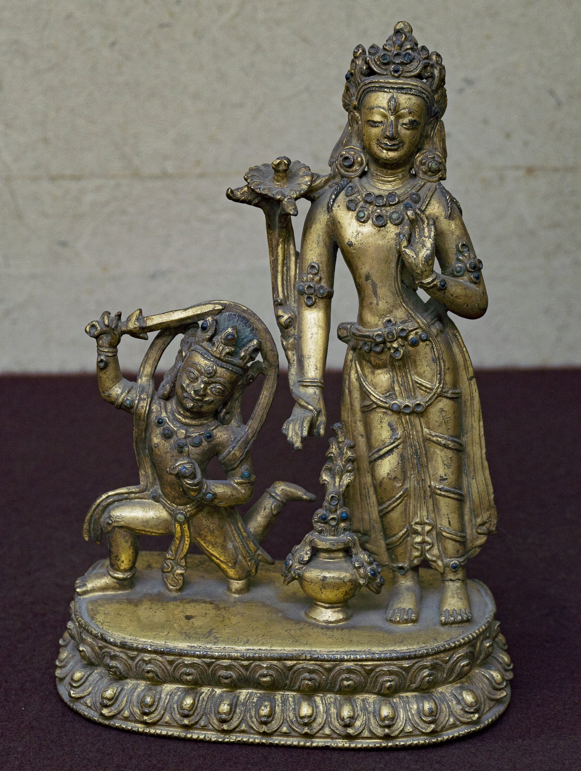 Vajrapani with Candamaharosana [Buddhist Art Gallery: Kathmandu valley]