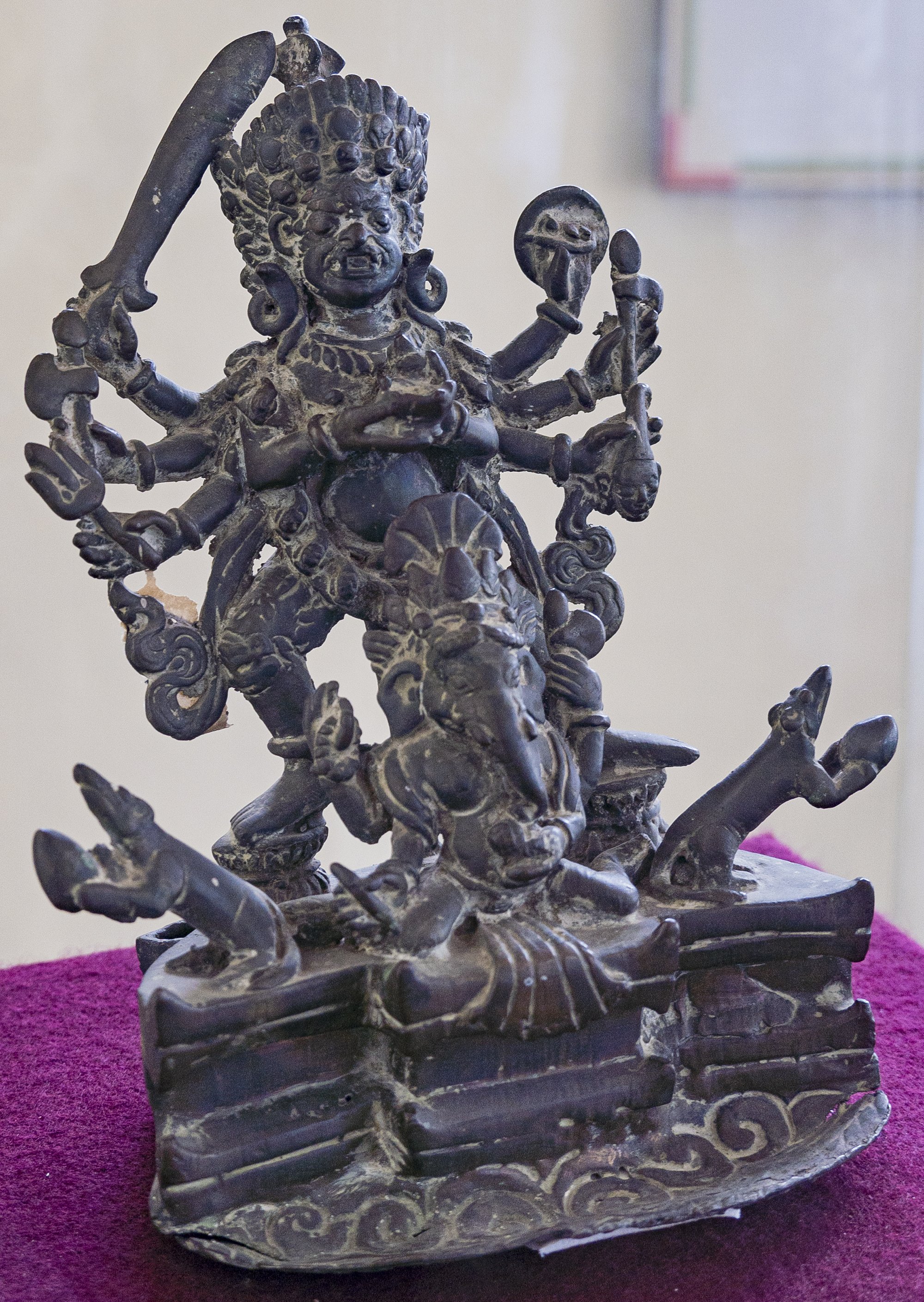 Vighnantaka Bhairava [Buddhist Art Gallery: Northern Himalayan Section]