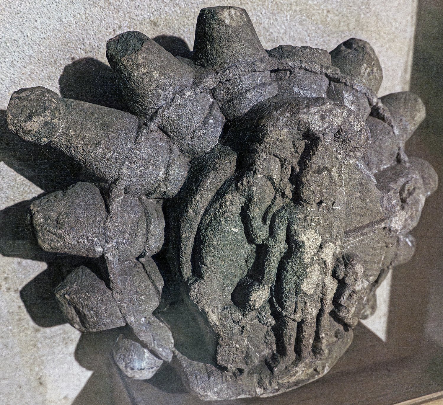 Vishnu inside wheel (10th century) [Odisha State Museum—Archaeology ...