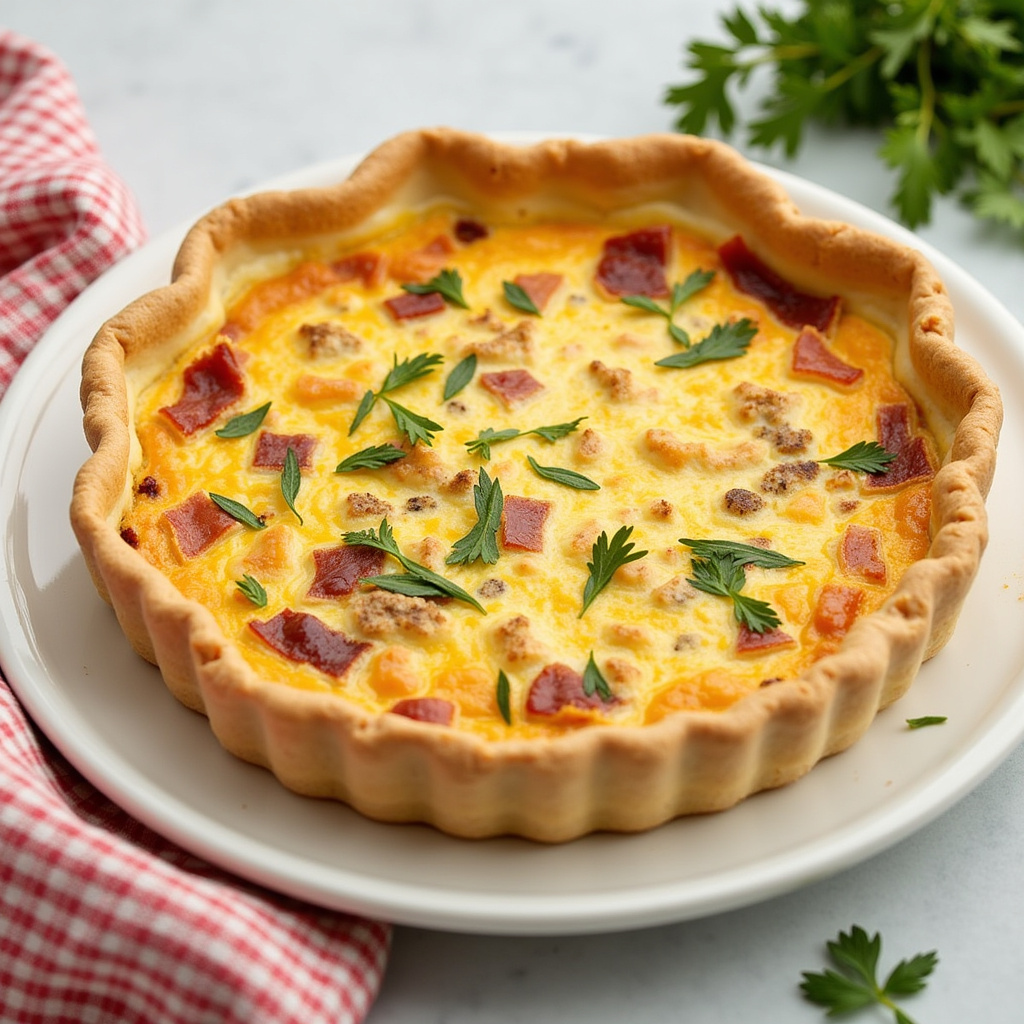 Bacon Cheese Quiche (recipe and tips)