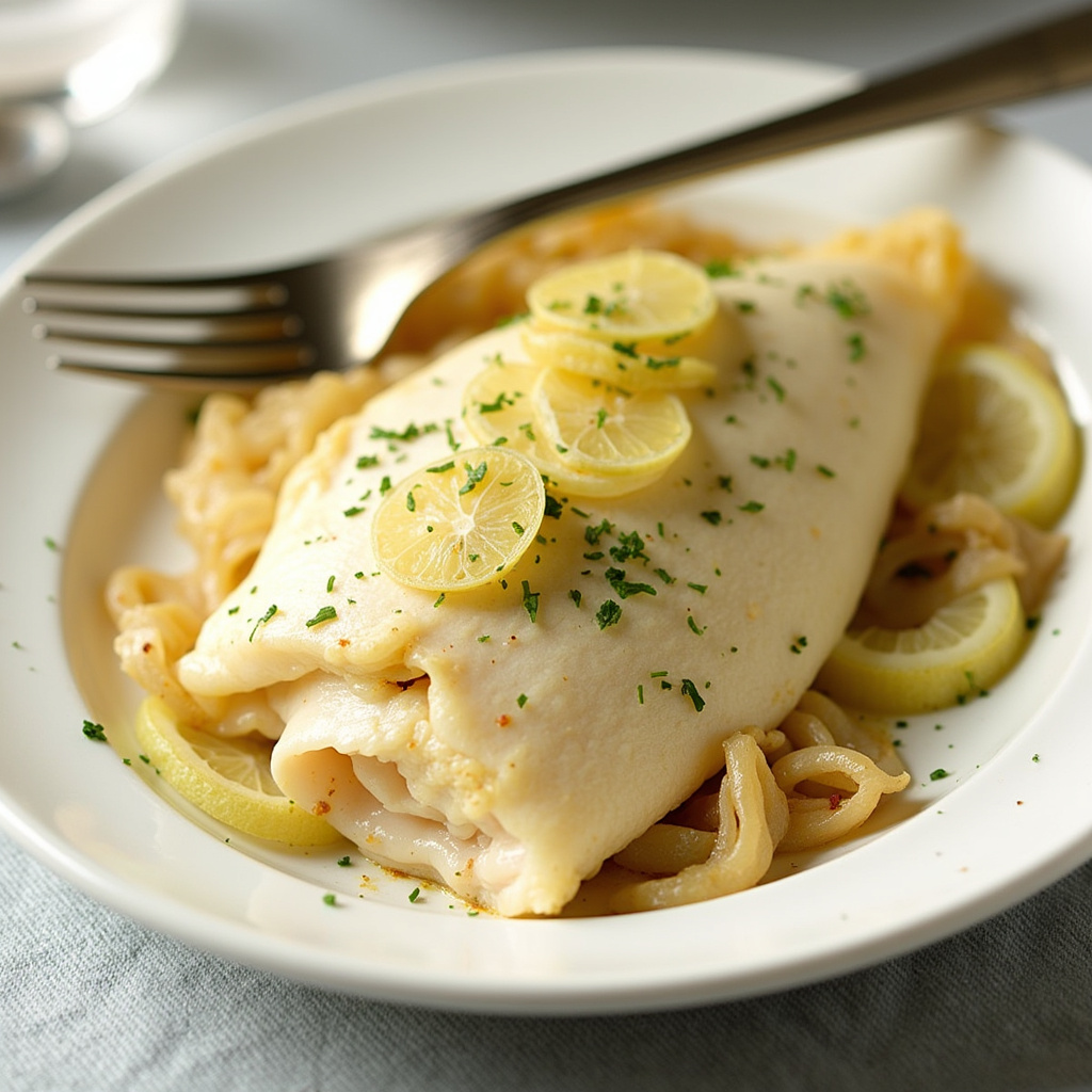 Filet de Plie au Four aux Oignons et au Citron (recette et conseils)
