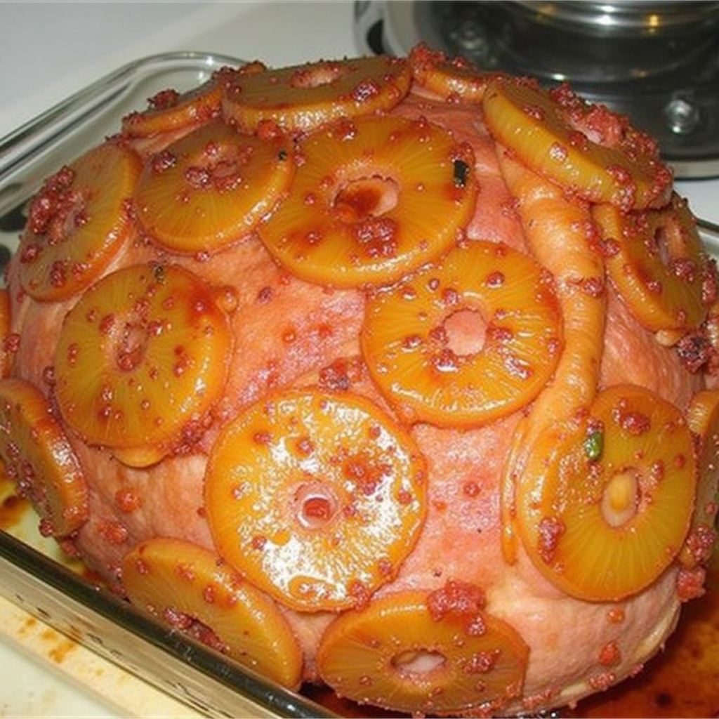 Jamón Glaseado al Horno con Piña y Chiles Chipotle (Receta y consejos)
