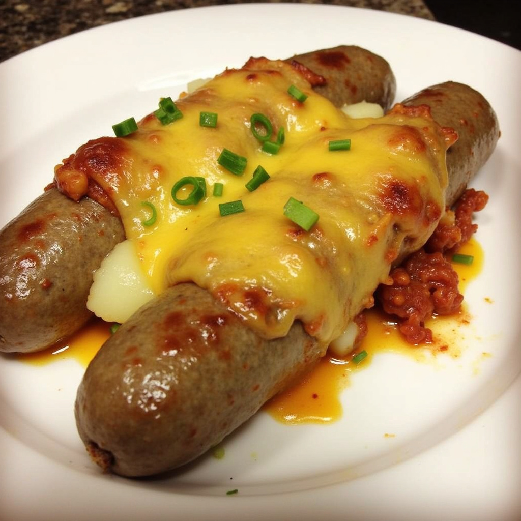 Salchichas al Horno con Patatas y Cheddar (Receta y consejos)