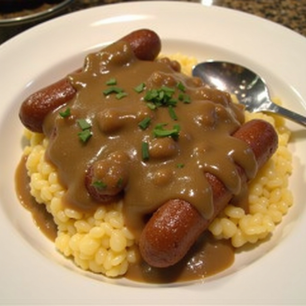 Bangers and Mash con Salsa de Cebolla (Receta y consejos)