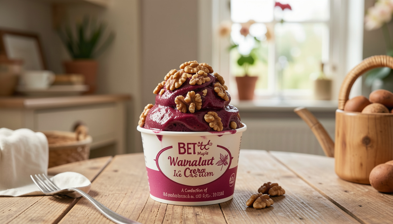 Beet Maple Walnut Ice Cream (recipe and tips)