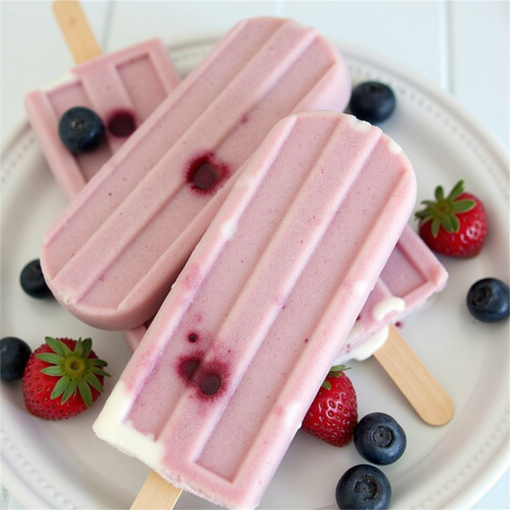 Beeren-Joghurt-Eis am Stiel (Rezept und Tipps)
