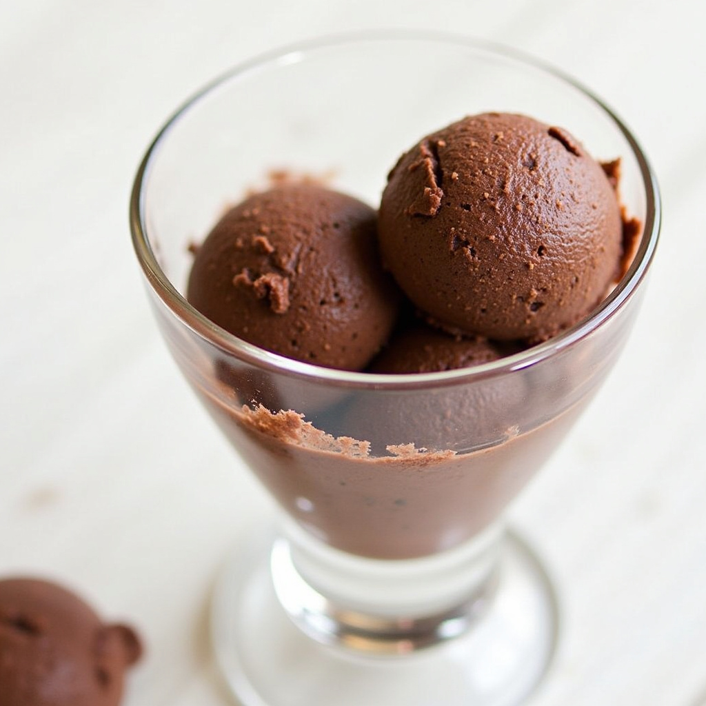 Bitter Chocolate Sorbet (for ice cream machine) (recipe and tips)