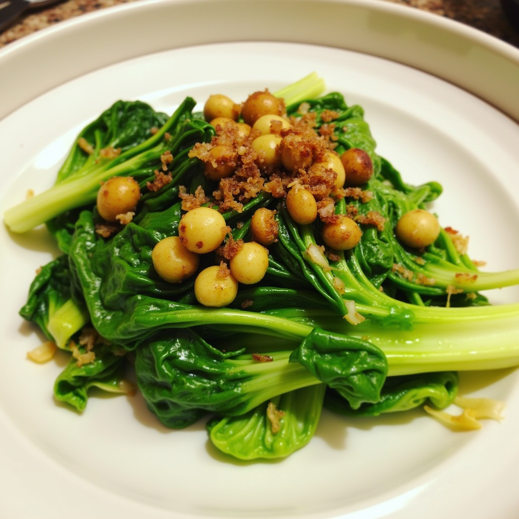 Ensalada de Bok Choy con Chalotes Fritos (Receta y consejos)