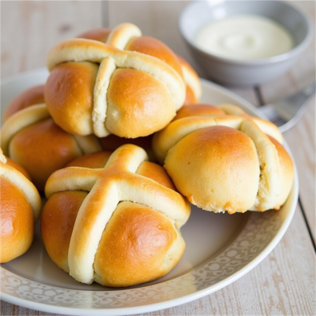 Brotbackautomaten-Hot-Cross-Buns im kalifornischen Stil (Rezept und Tipps)