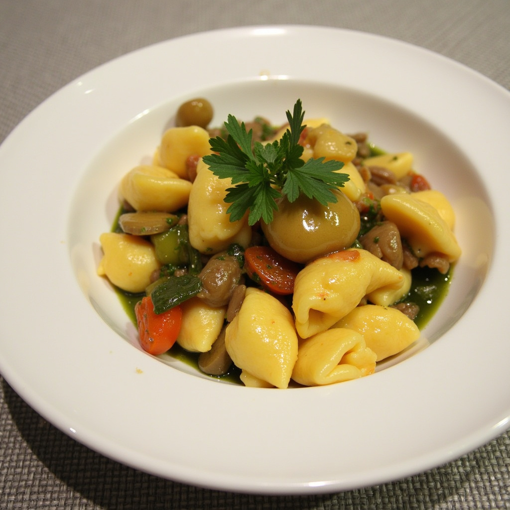 Cavatelli with Glazed Vegetables (recipe and tips)