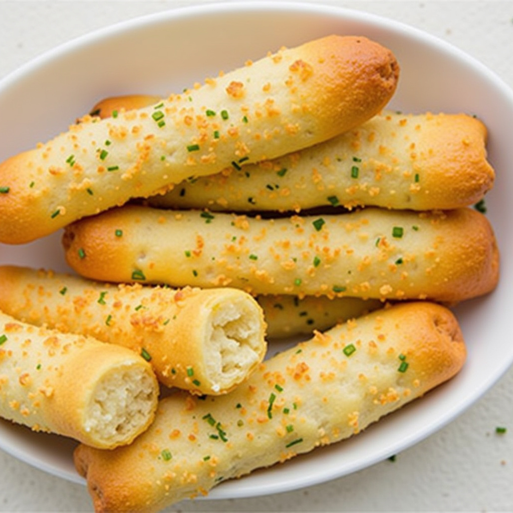 Palitos de Pan con Cebollino y Queso (Receta y consejos)