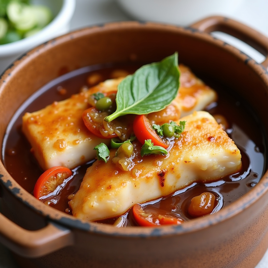 Poisson-chat Braisé au Caramel et Gingembre (recette et conseils)