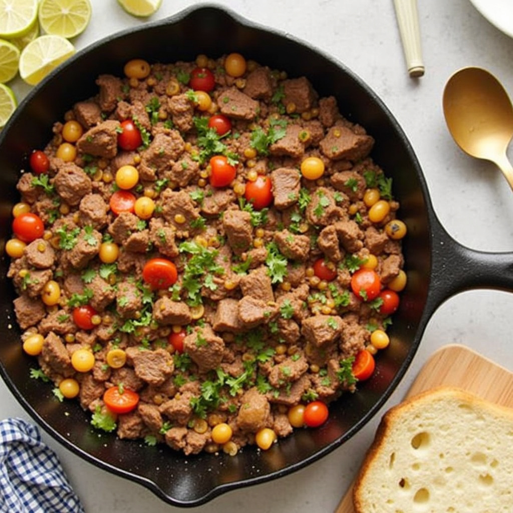 Confetti Beef Skillet (recipe and tips)